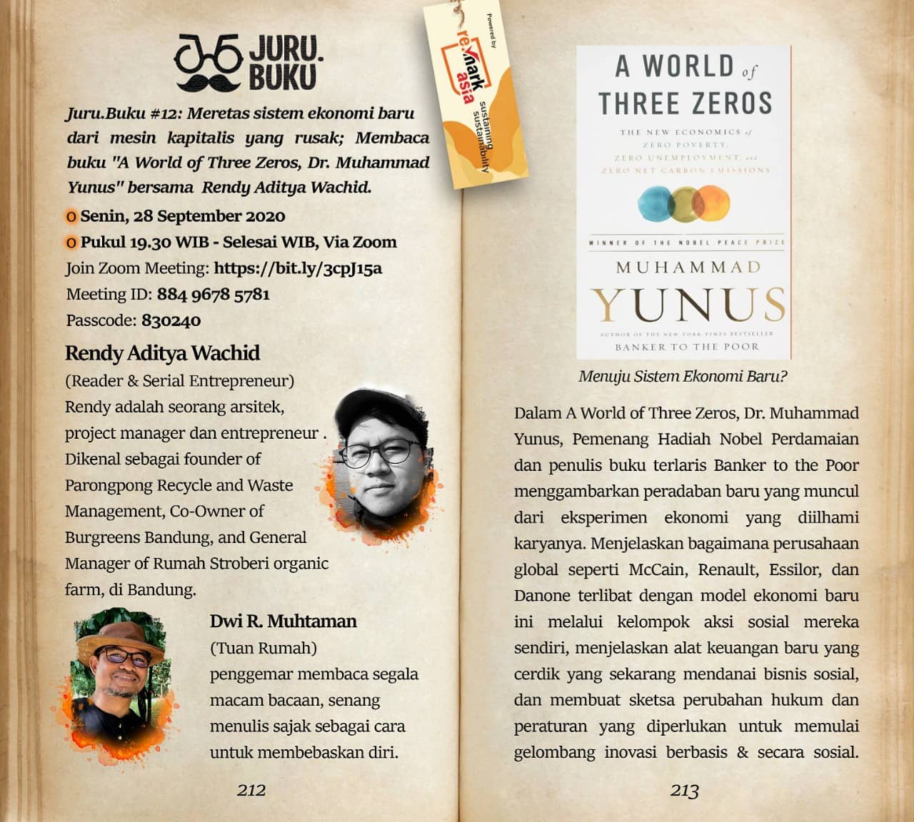 Juru Buku #12 - A World of Three Zeros - Re-Mark Asia